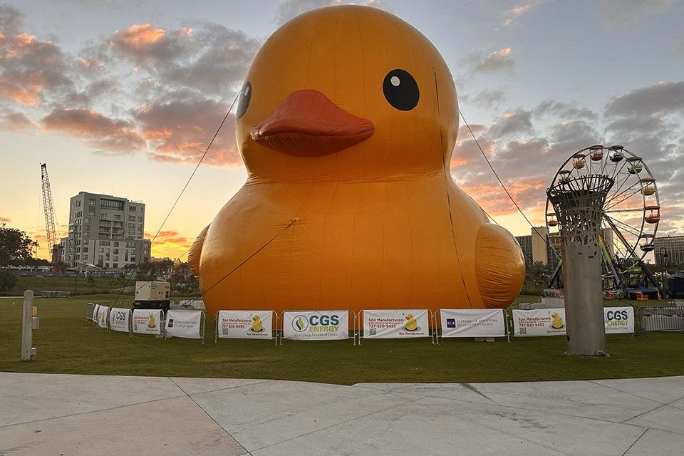World's largest rubber duck is Clearwater's new snowbird – 83 Degrees Media